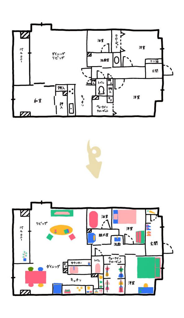 2LDKの可能性を最大限引き出すレイアウトや間取りとは？【QUMA(クーマ)】リノベーション・リフォーム
